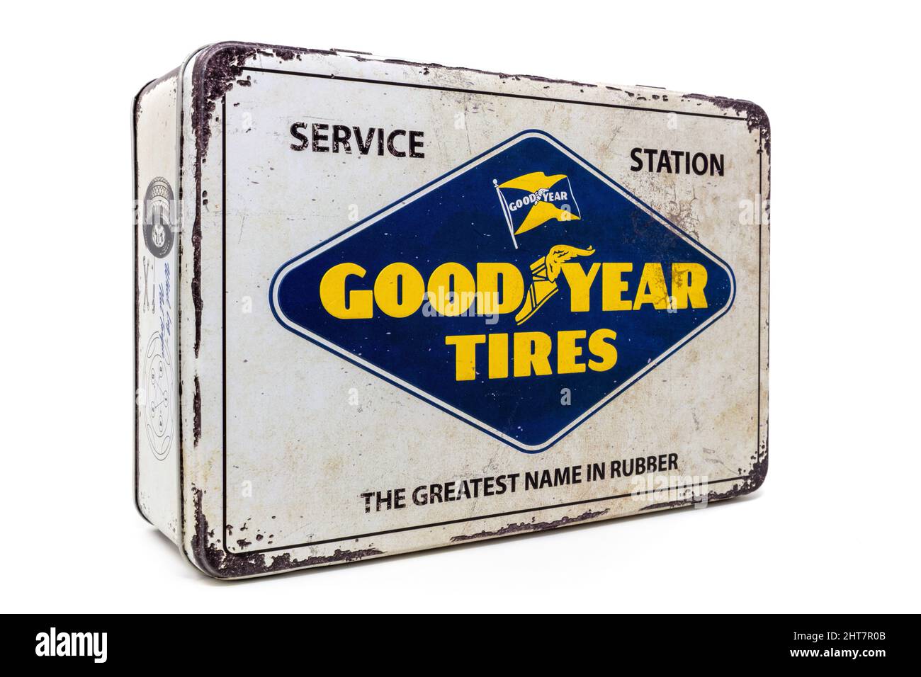 Nostalgic-Art - Goodyear retro gift tin Stock Photo - Alamy