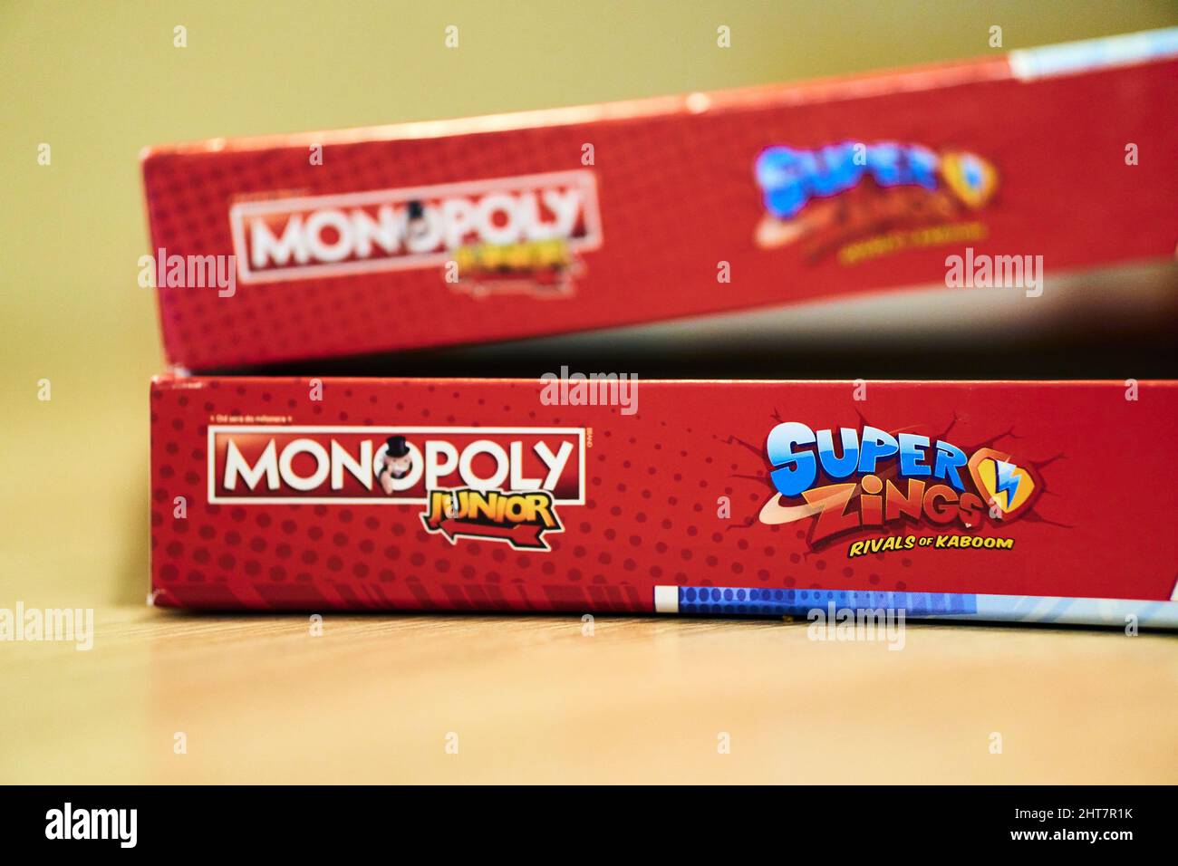 Monopoly board game box hi-res stock photography and images - Alamy