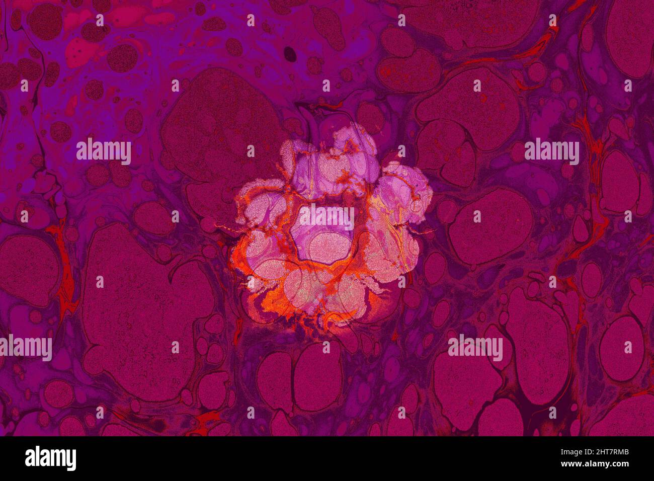 Oily wallpaper in the shades of pink Stock Photo - Alamy