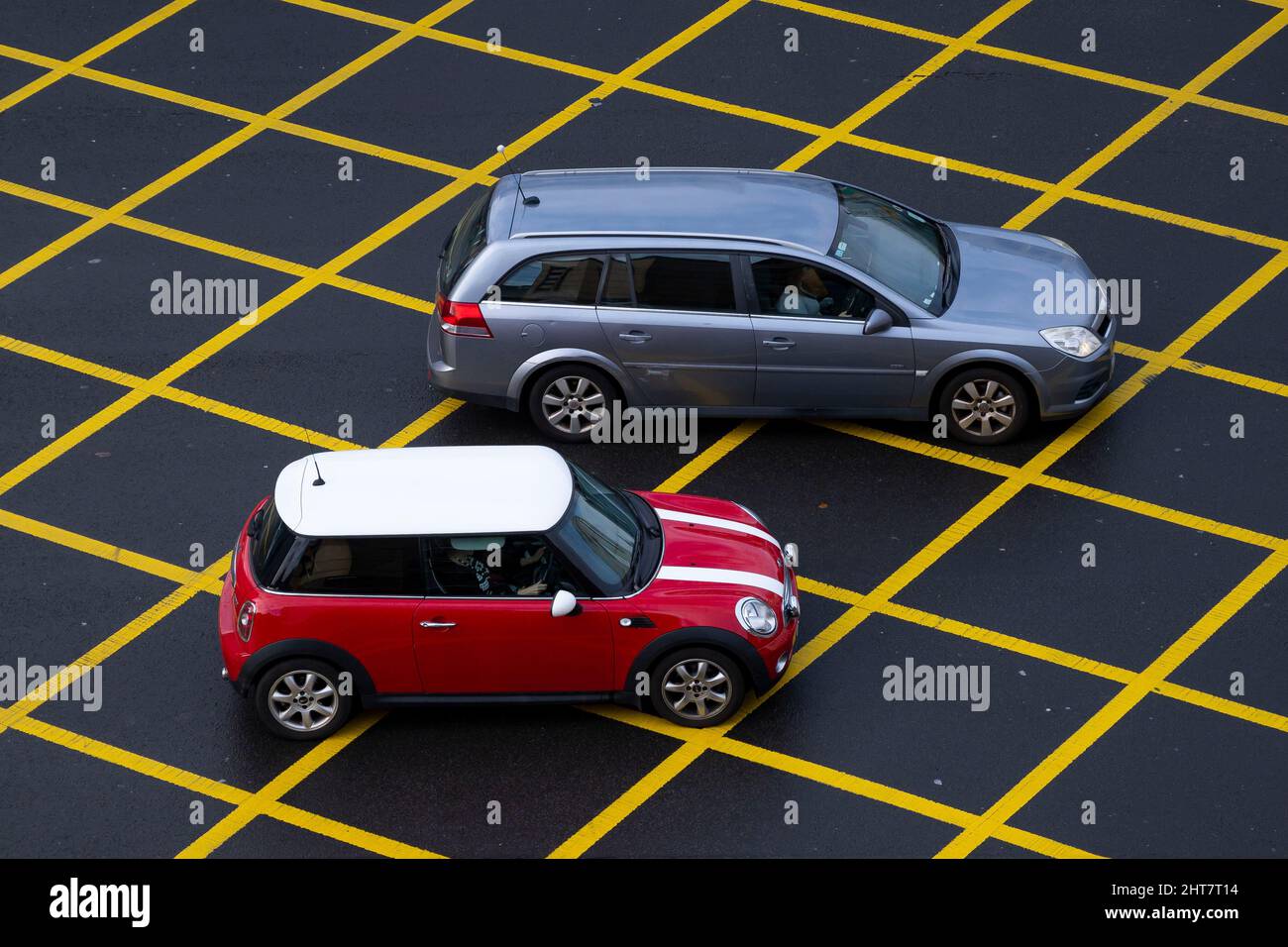 Box junction cardiff hi-res stock photography and images - Alamy