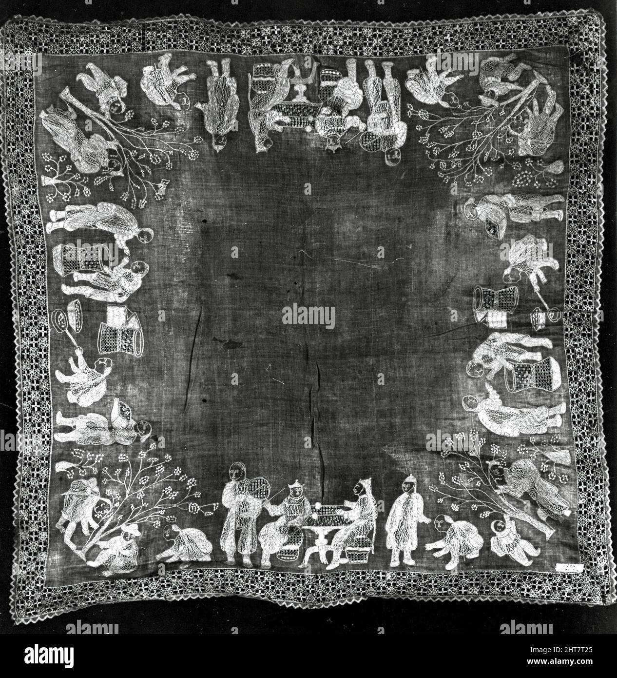 Handkerchief, Philippines, 19th century Stock Photo - Alamy