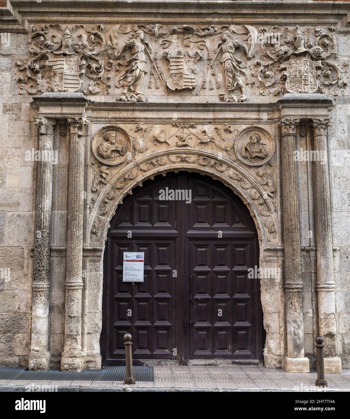 Vertical view of a building facade Stock Photo - Alamy