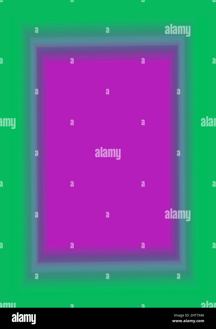 Vertical Frame of Parakeet Green and Blue with Purple Copy Space Stock ...