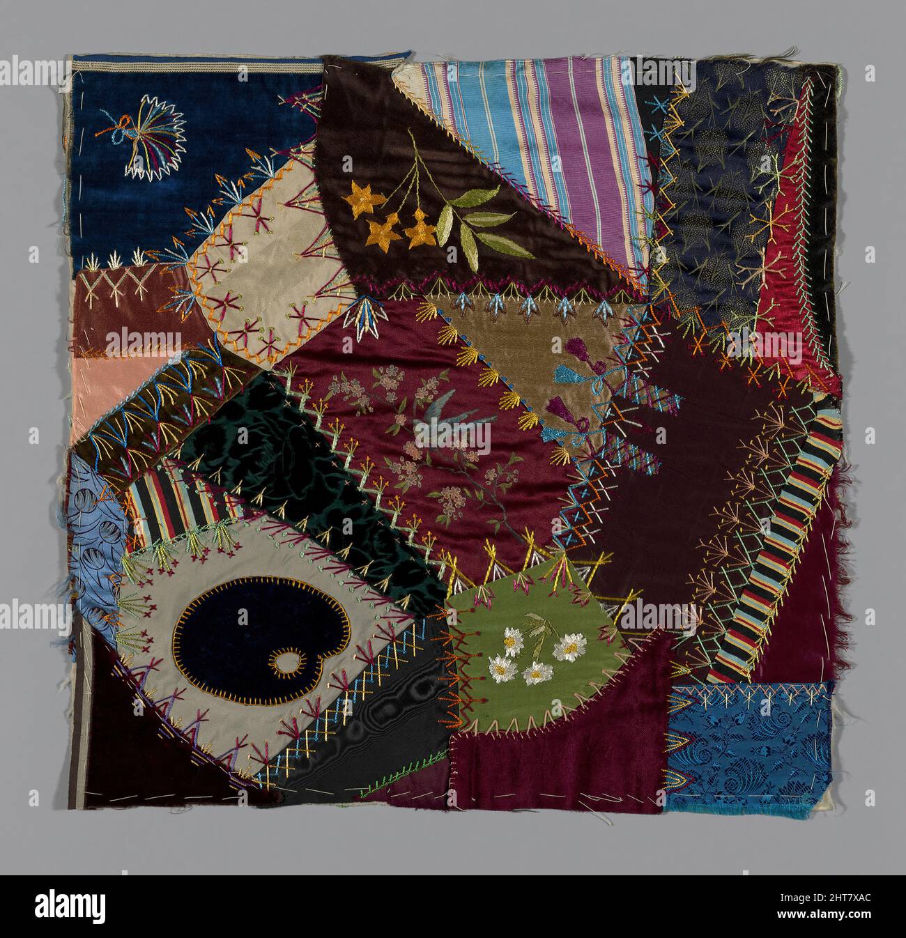 Crazy quilt block hi-res stock photography and images - Alamy