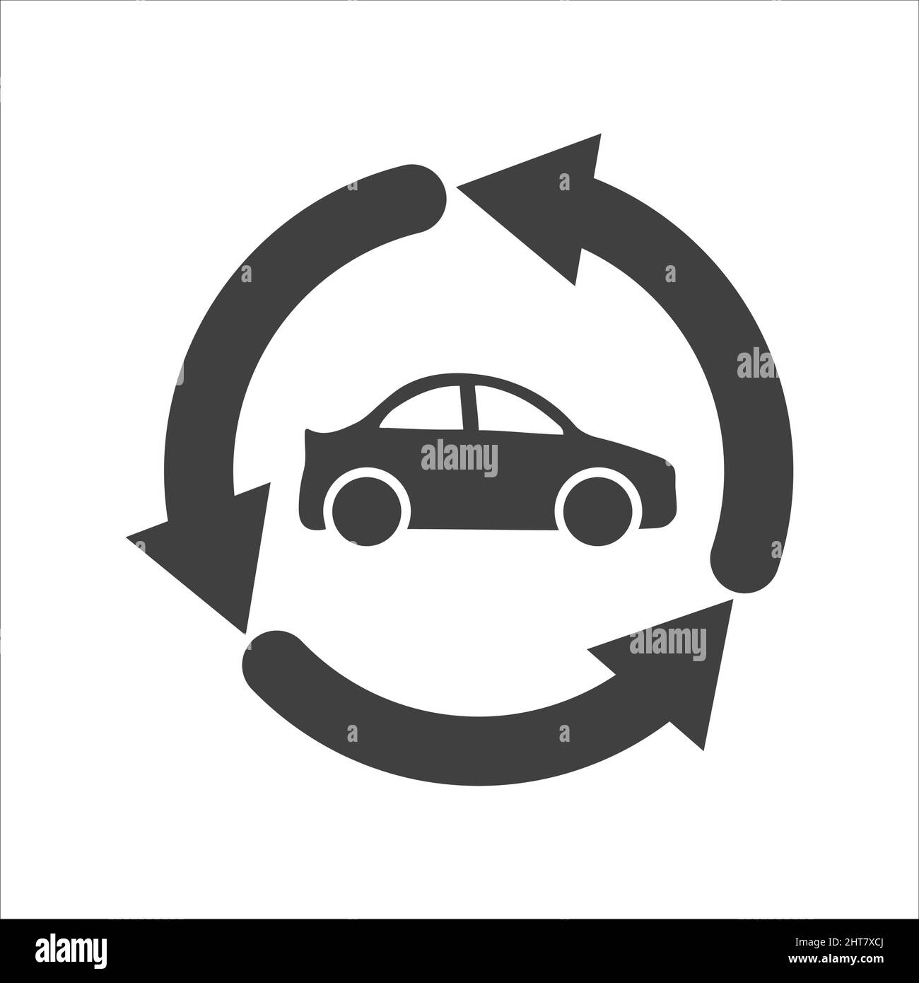 Used car and dealership icon for used car business design Stock Vector ...