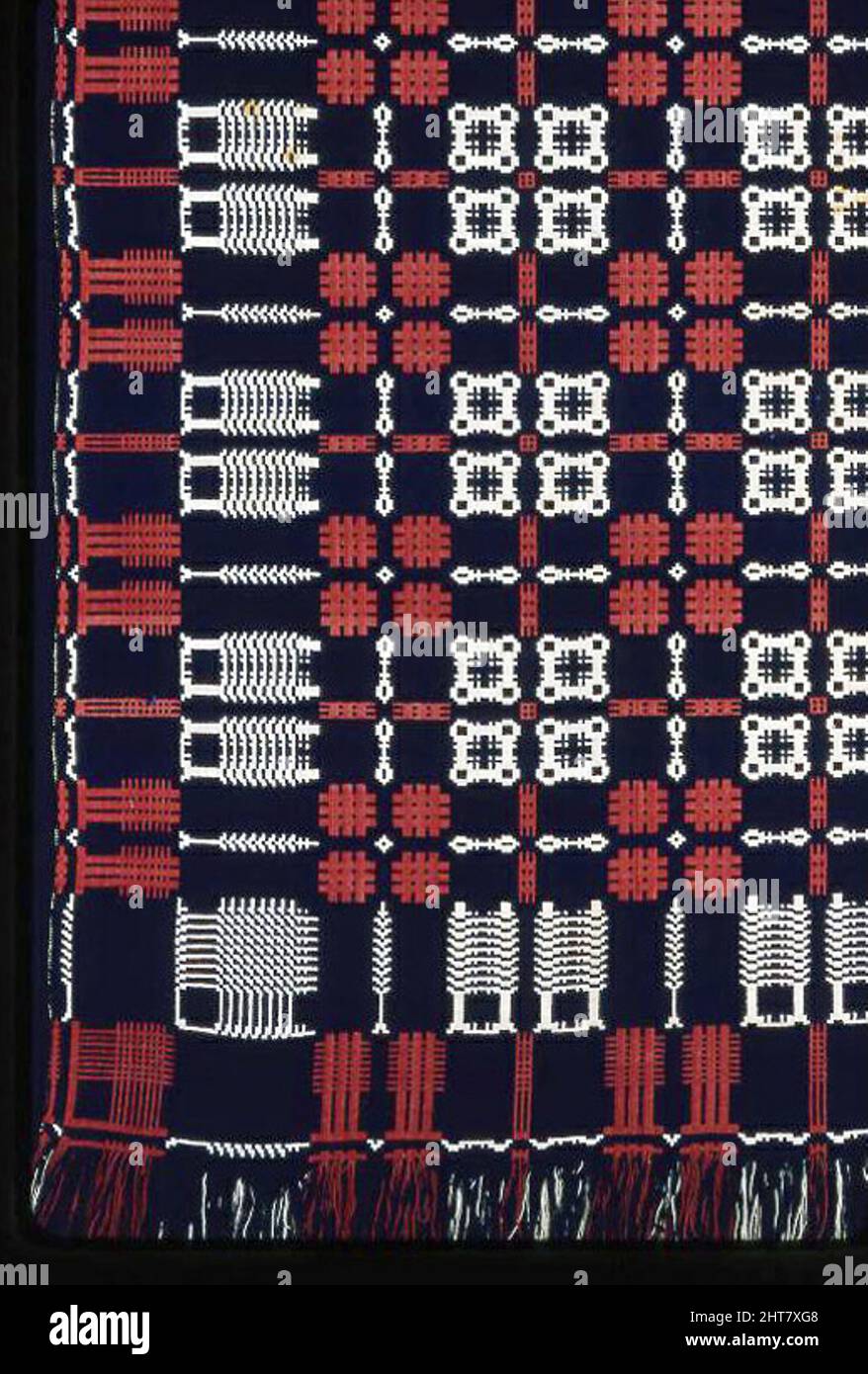 Woven coverlet fragment hi-res stock photography and images - Alamy