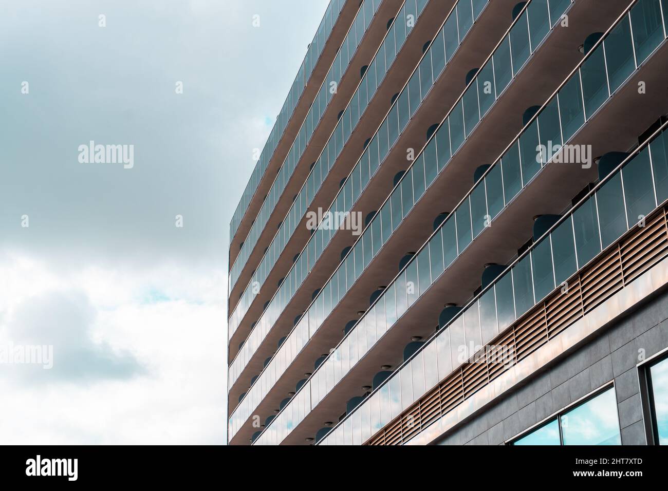 Modern buildings with glass facades Stock Photo - Alamy