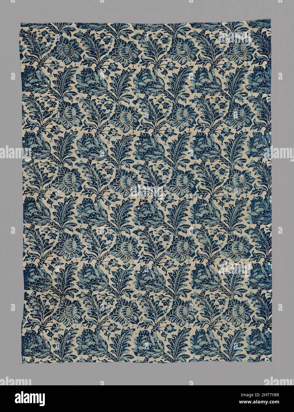 Blue textile design 18th century hi-res stock photography and images ...