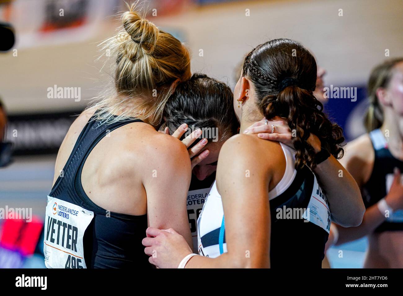 APELDOORN, NETHERLANDS - FEBRUARY 27: Anouk Vetter, Nadine Visser, Zoe ...