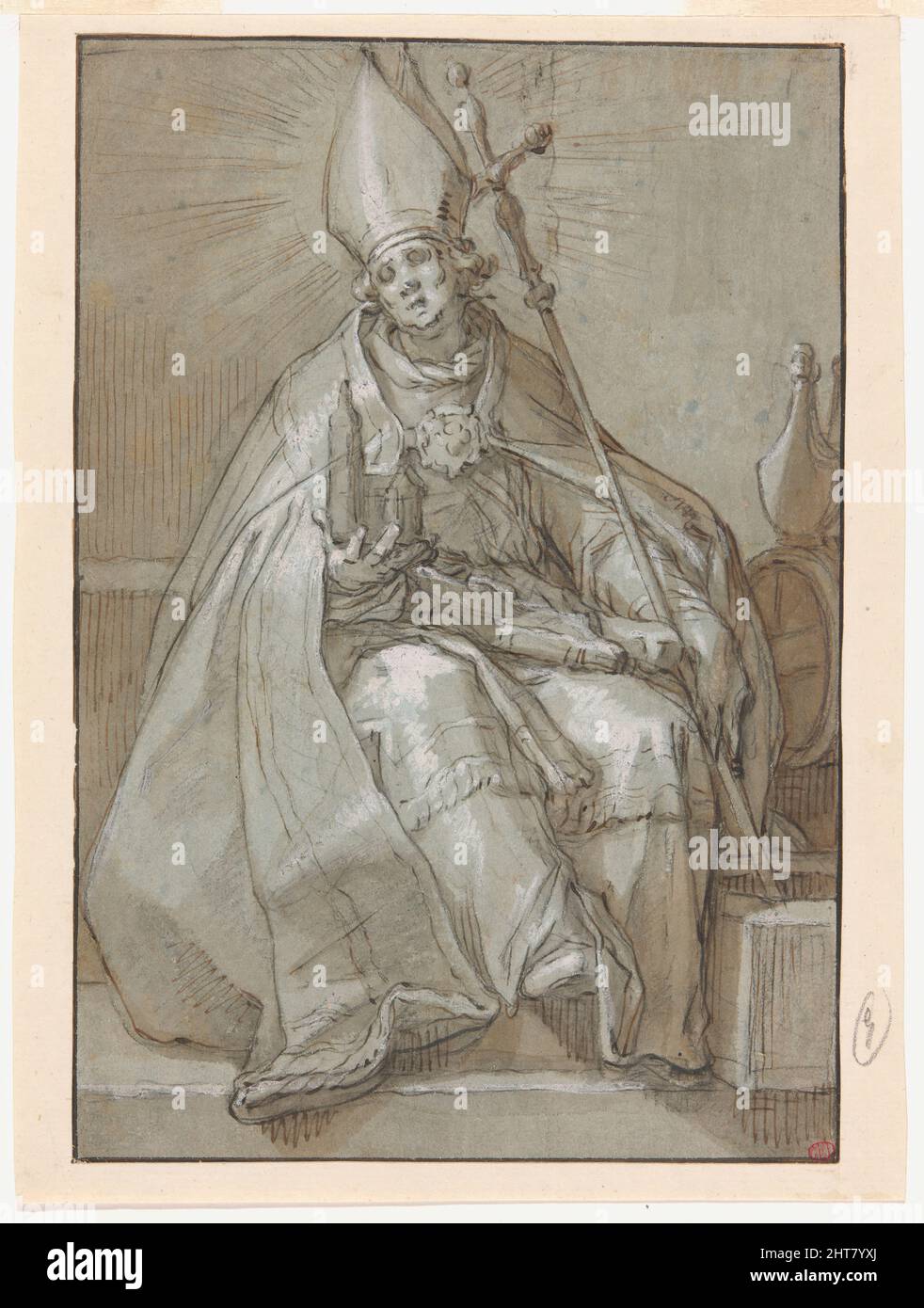 Saint Willibrord, 1625/30 Stock Photo - Alamy