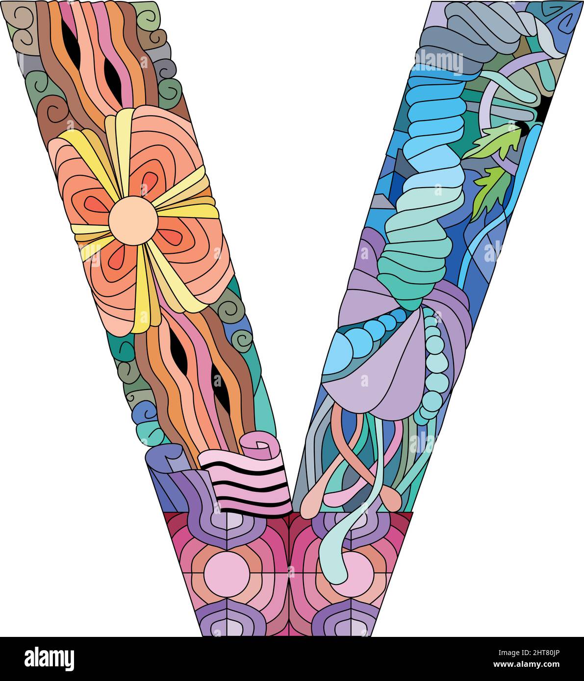 Alphabet name art Cut Out Stock Images & Pictures - Alamy