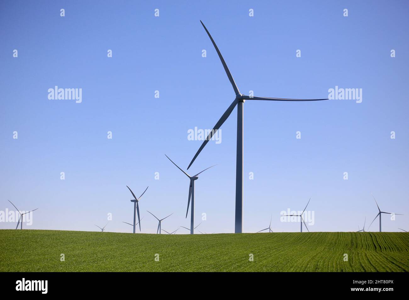 A wind farm power station Stock Photo - Alamy