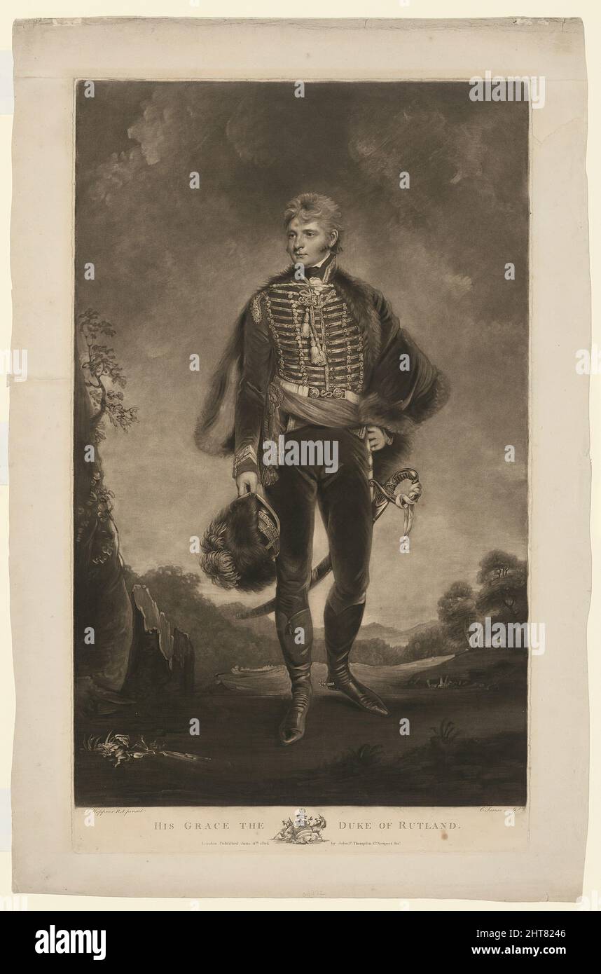 John henry manners 5th duke of rutland hi-res stock photography and ...