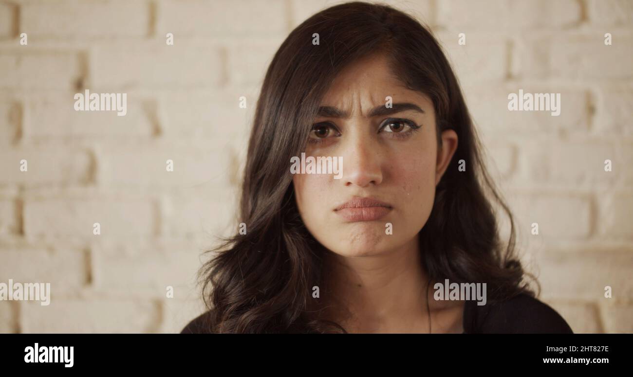 Female sad face looking at camera india hi-res stock photography and ...