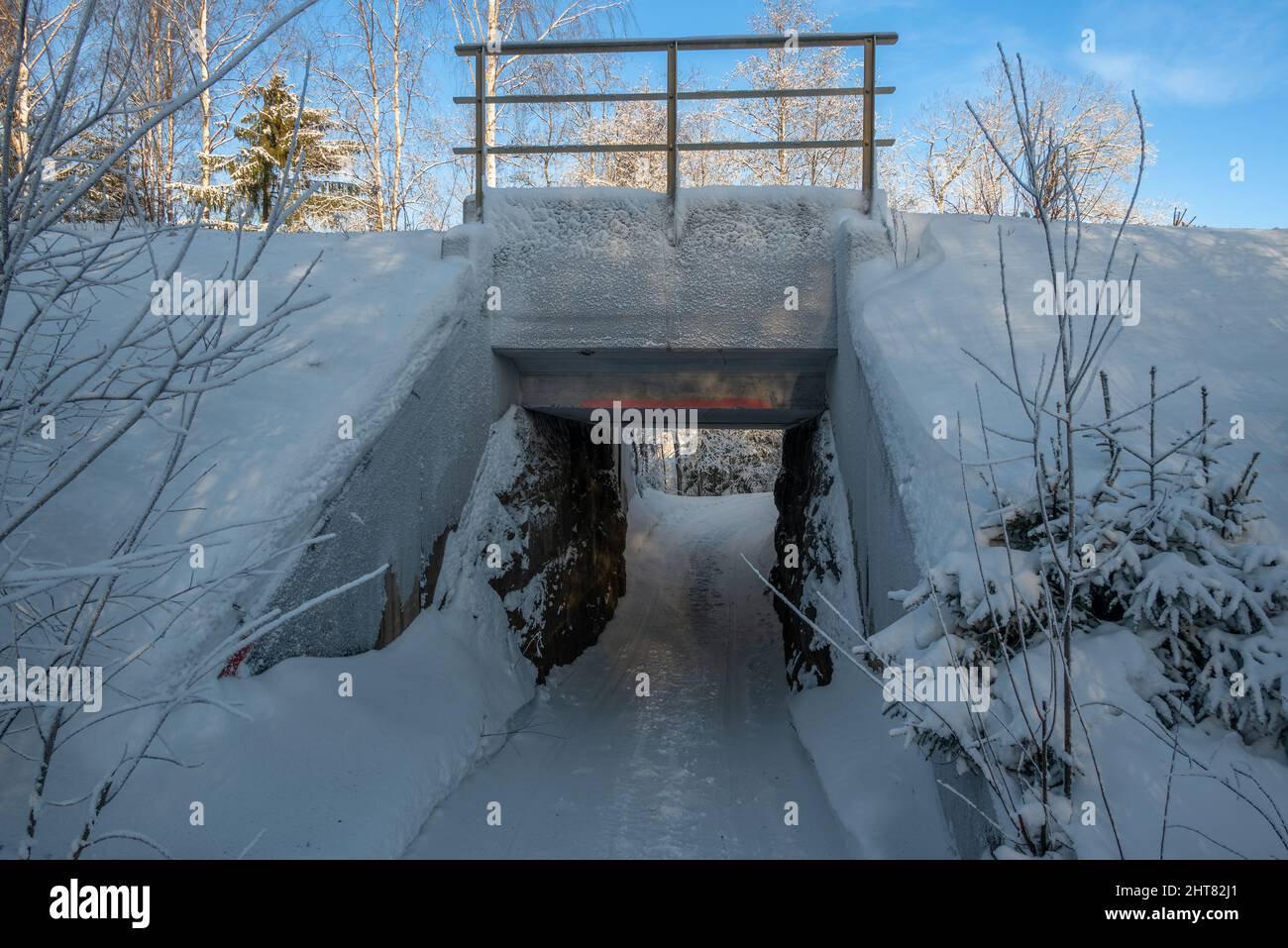 Snomobile trail hi-res stock photography and images - Alamy