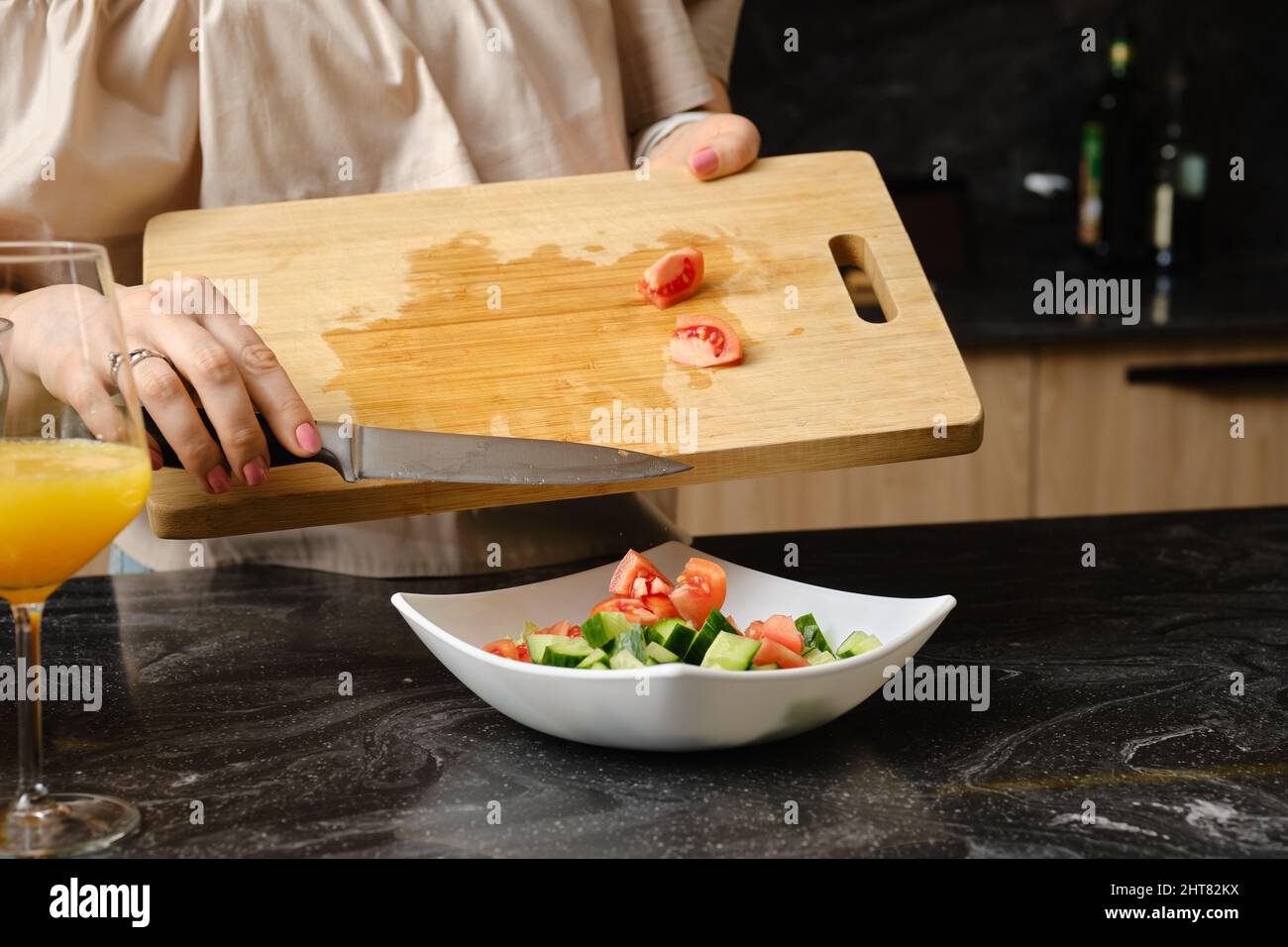 Woman dropping hi-res stock photography and images - Alamy