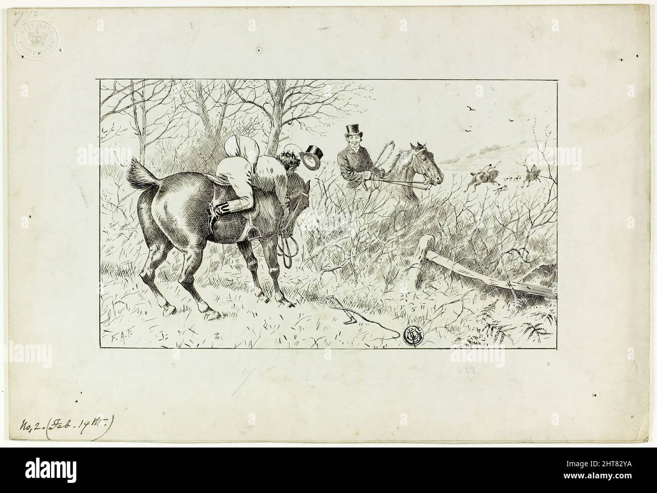 Rider falling off horse hi-res stock photography and images - Alamy