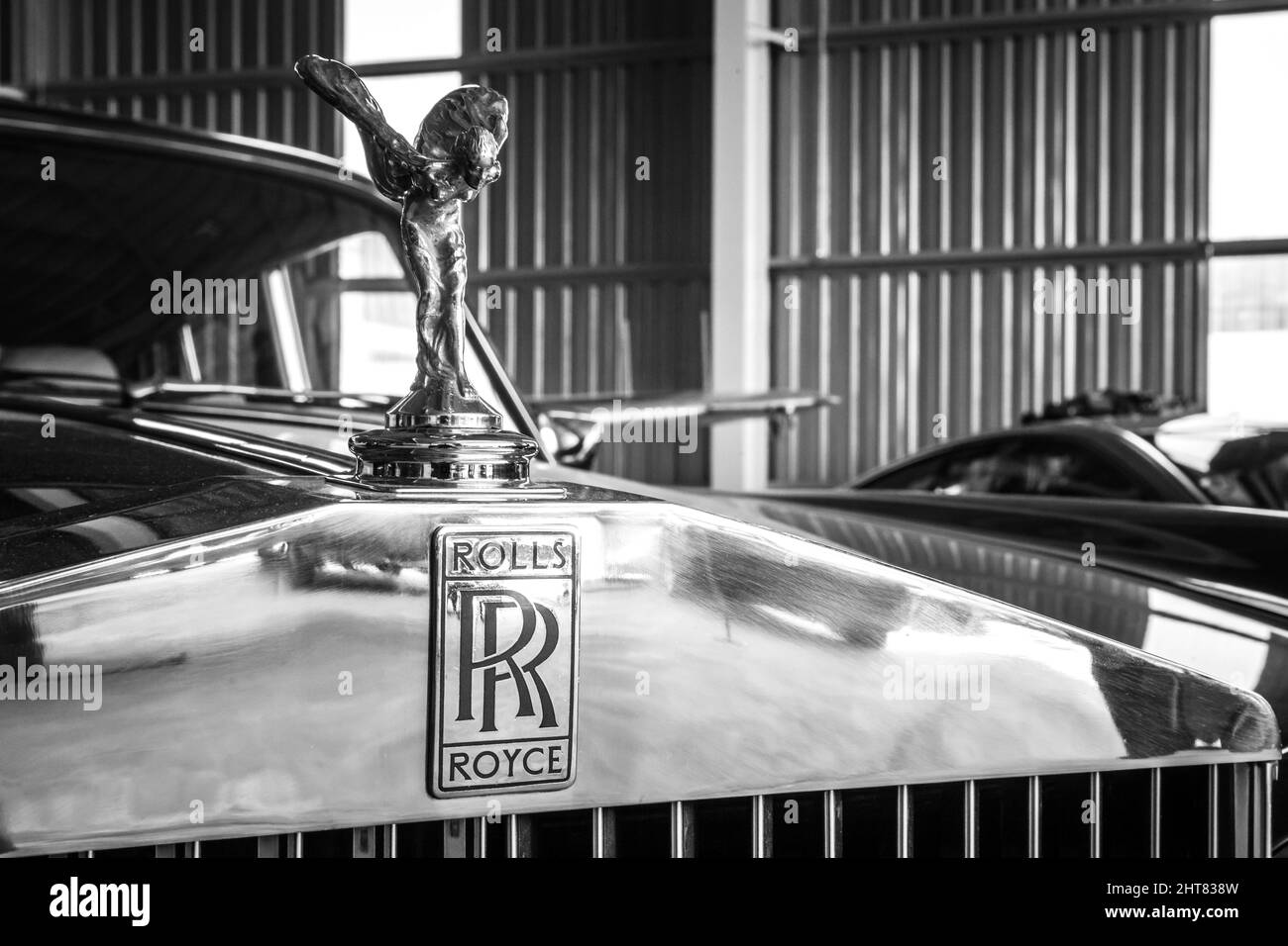Classic British Icon Rolls Royce Detail Stock Photo - Alamy