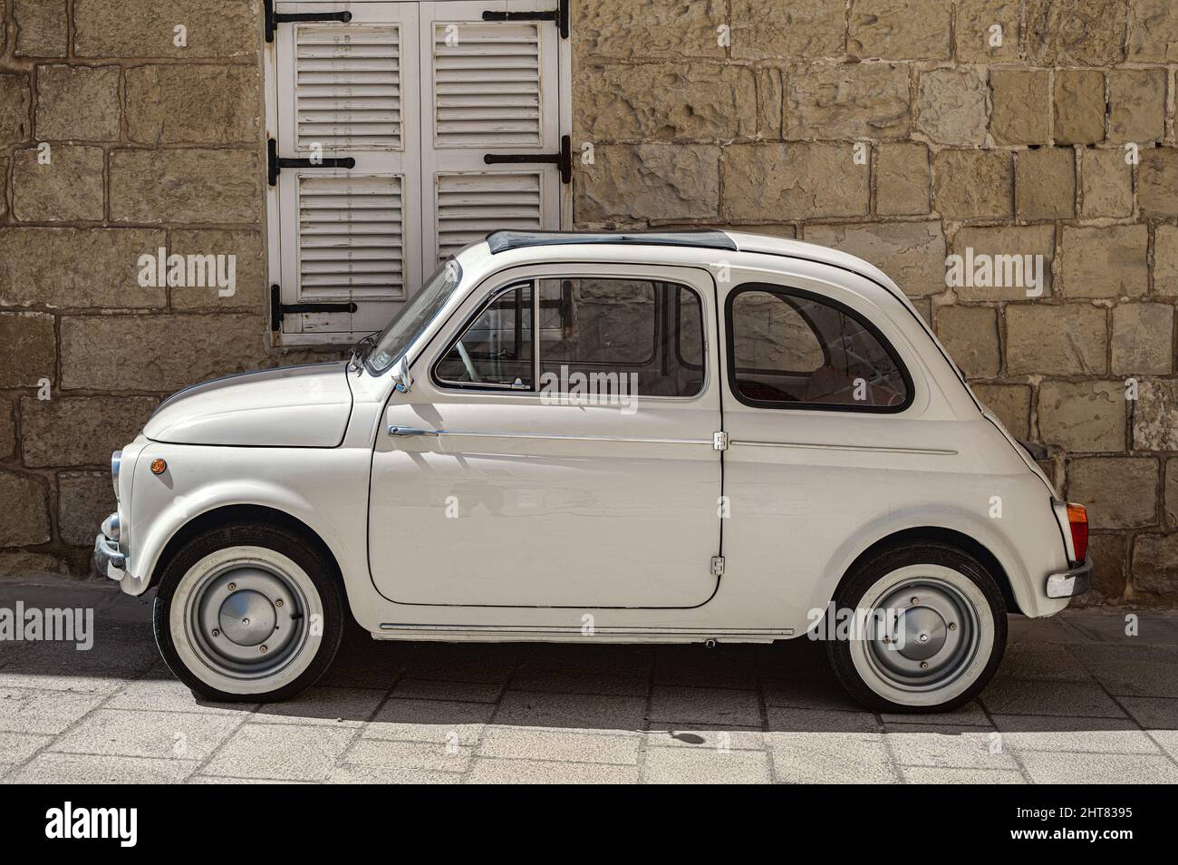 Classic FIAT 500 Iconic Italian Car Stock Photo - Alamy