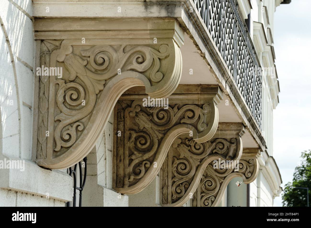 Closeup of a detail of an old building Stock Photo - Alamy