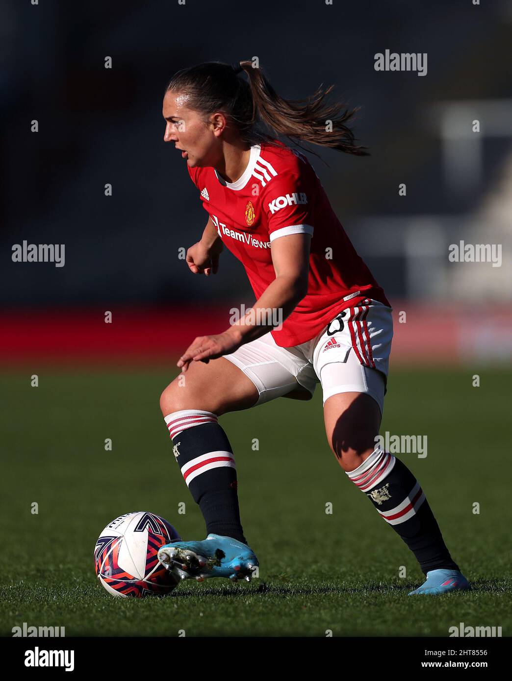 Manchester United's Vilde Boe Risa during the Vitality Women's FA Cup ...