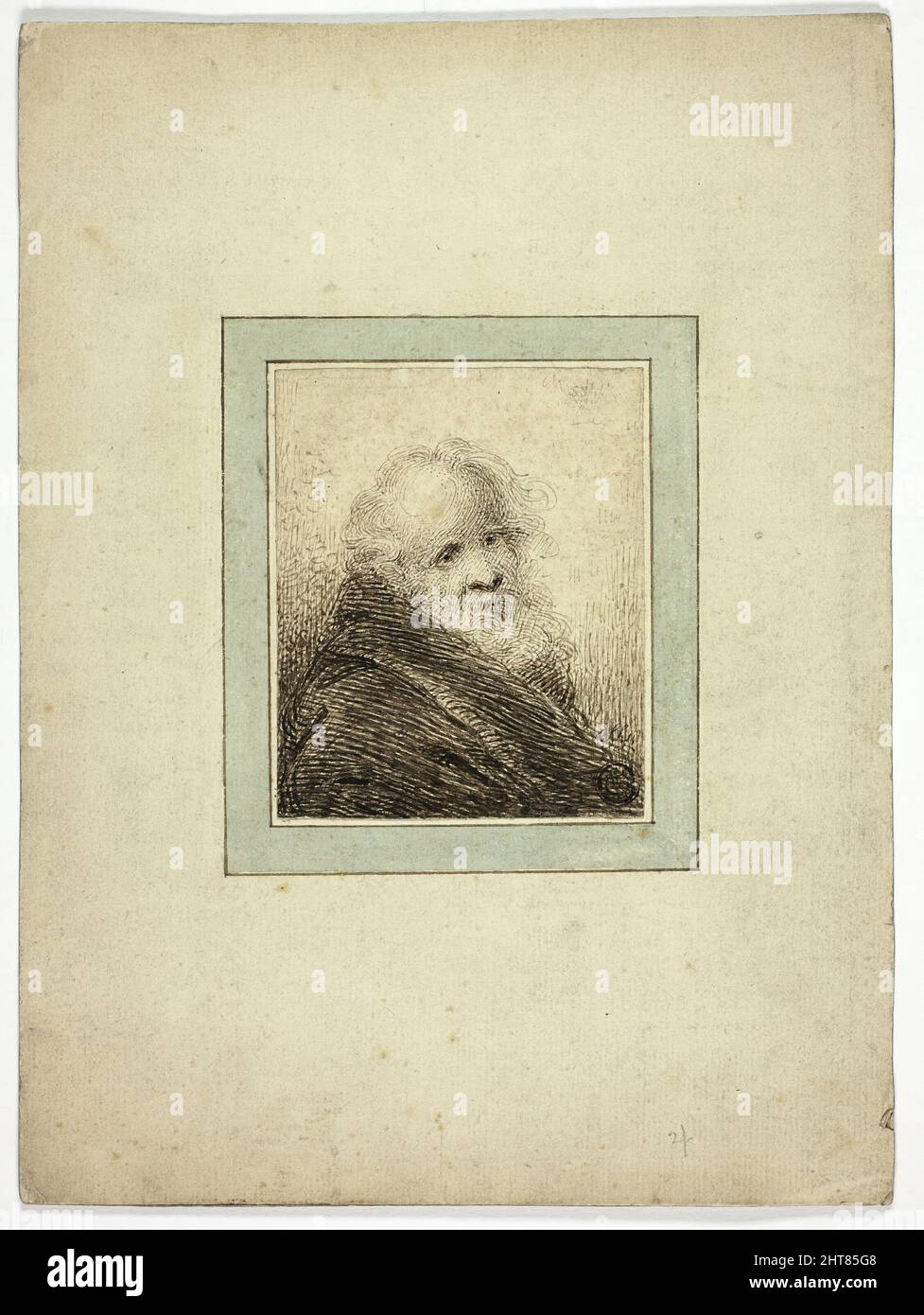 Bust of Old Man, 1776/1808 Stock Photo - Alamy