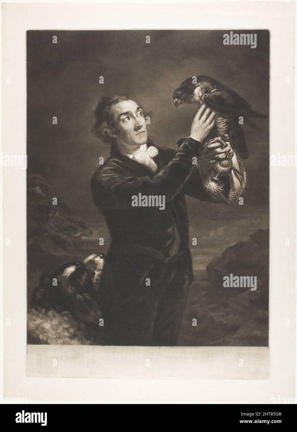 The Falconer, 1797 Stock Photo - Alamy