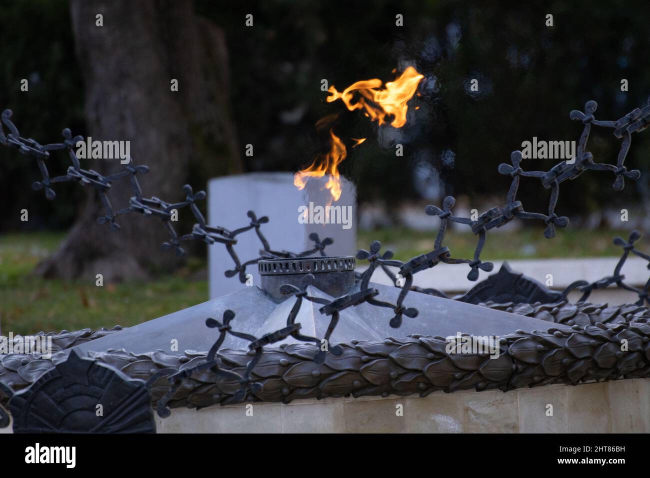 Flame behind hi-res stock photography and images - Alamy