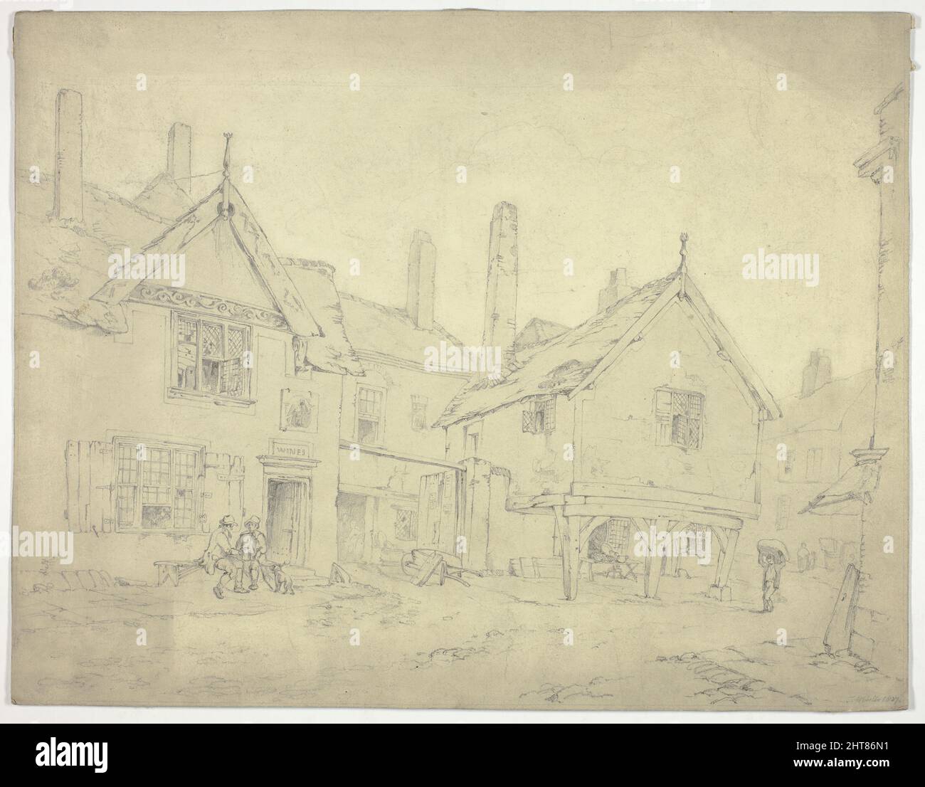 Foregate Street, Chester, 1827 Stock Photo - Alamy