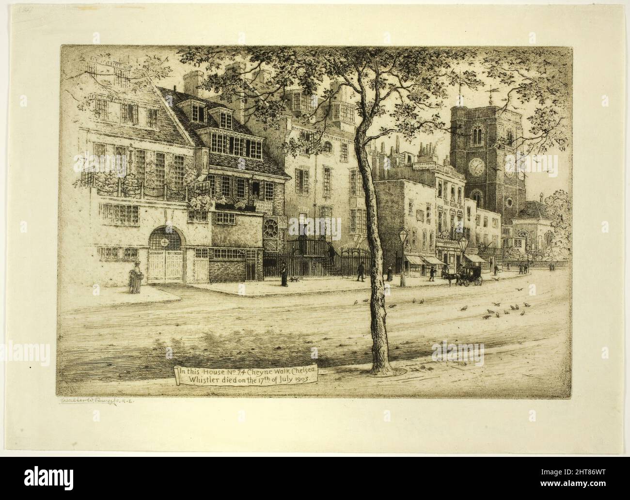 Cheyne Walk, n.d Stock Photo - Alamy