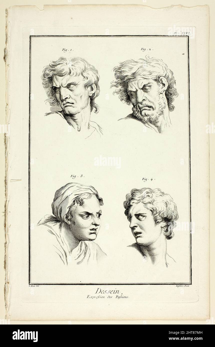 Drawing: Expressions of Emotion (Hate or Jealousy, Anger, Desire ...