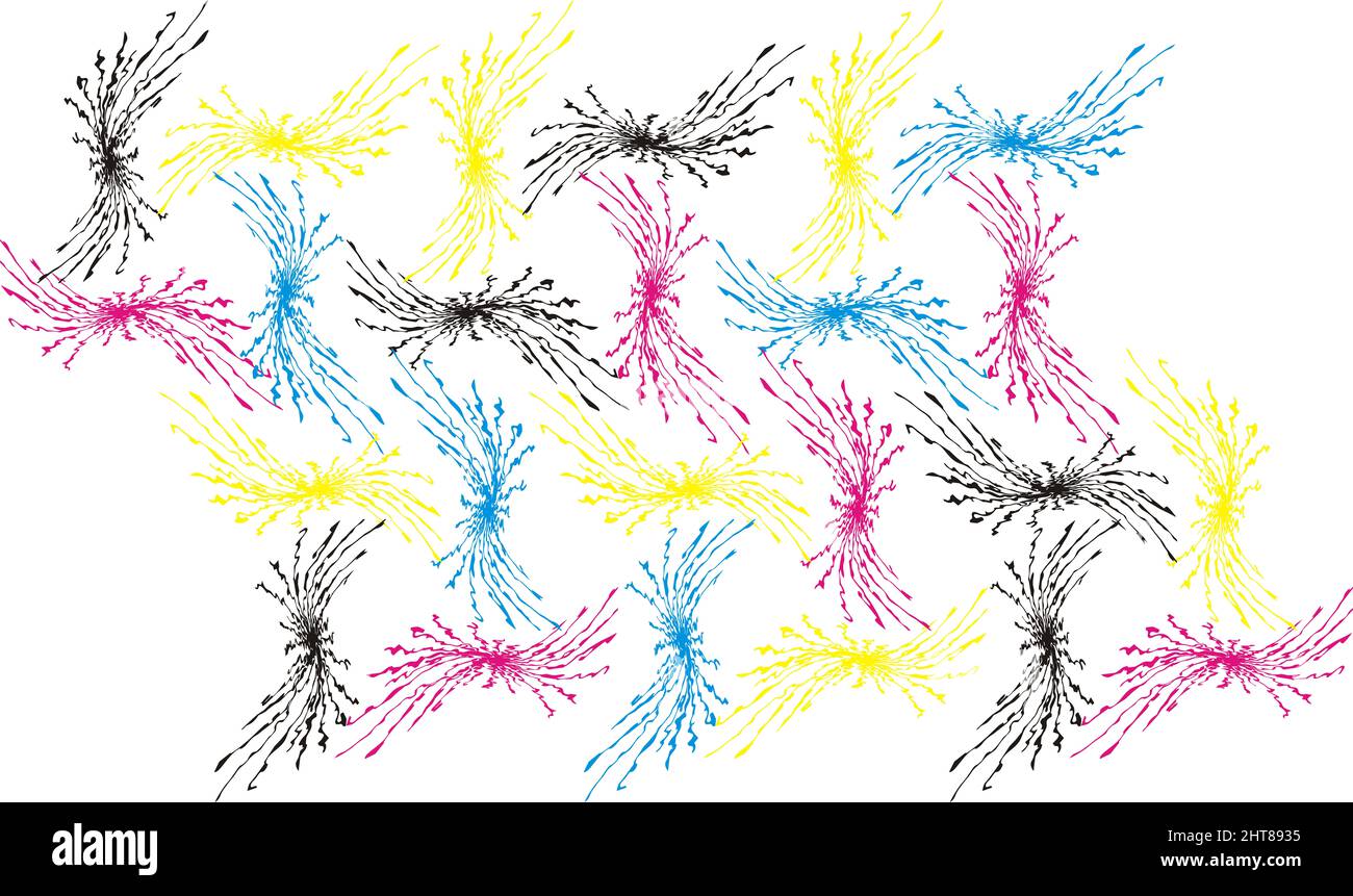 Beautiful illustration of a colorful pattern - perfect for wallpapers ...