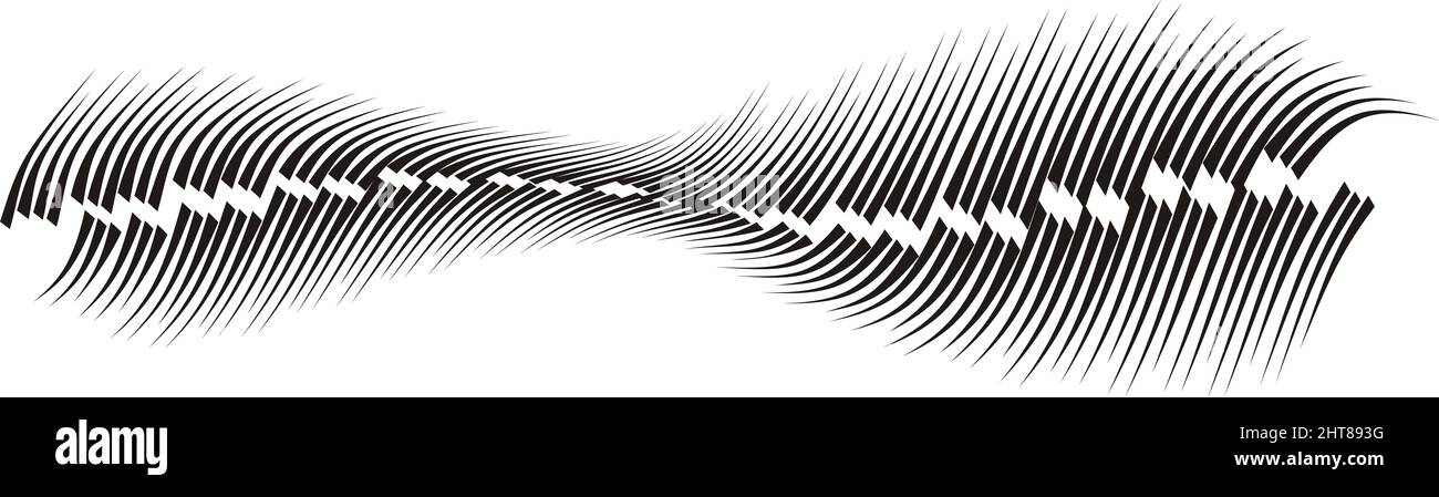 Beautiful illustration of a black and white pattern - perfect for ...