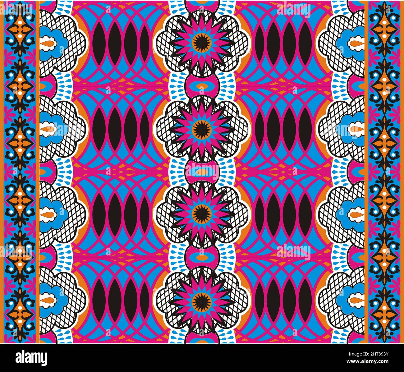 Beautiful illustration of a colorful pattern - perfect for wallpapers ...