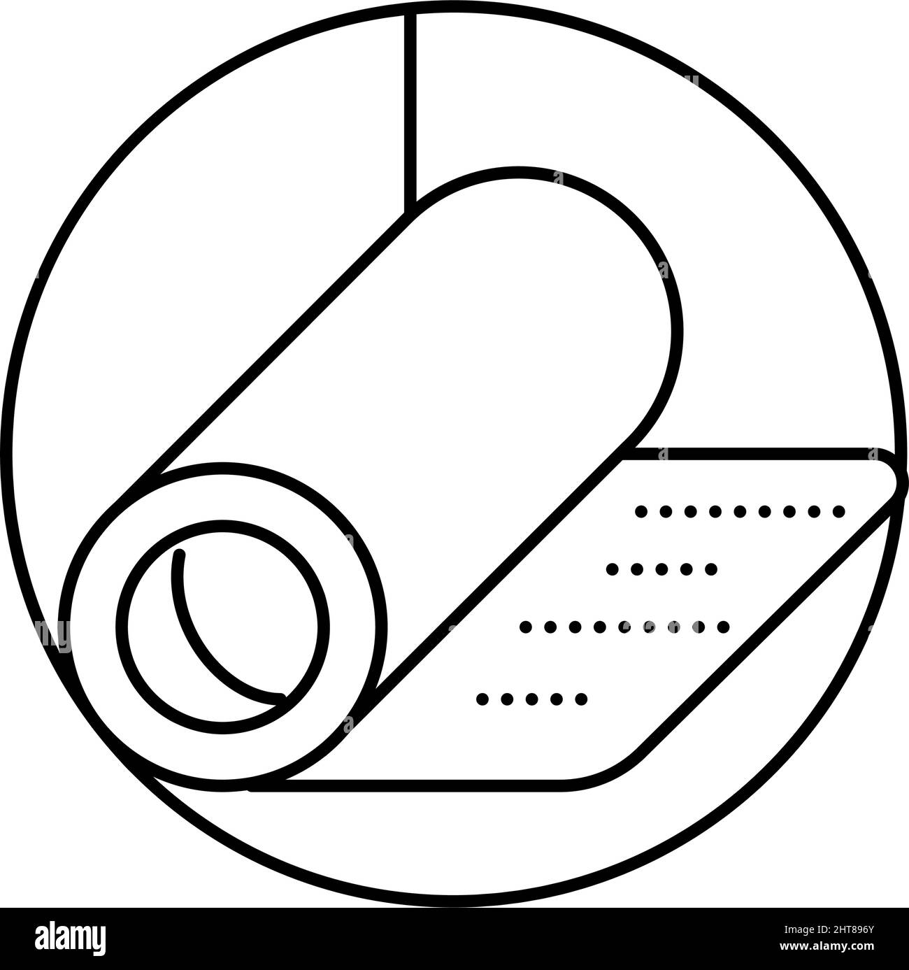 underlay for parquet board line icon vector illustration Stock Vector ...