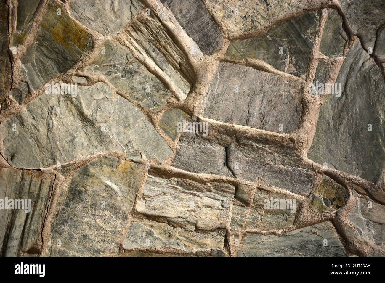 Texture from different stones and concrete. The picture can be used as ...