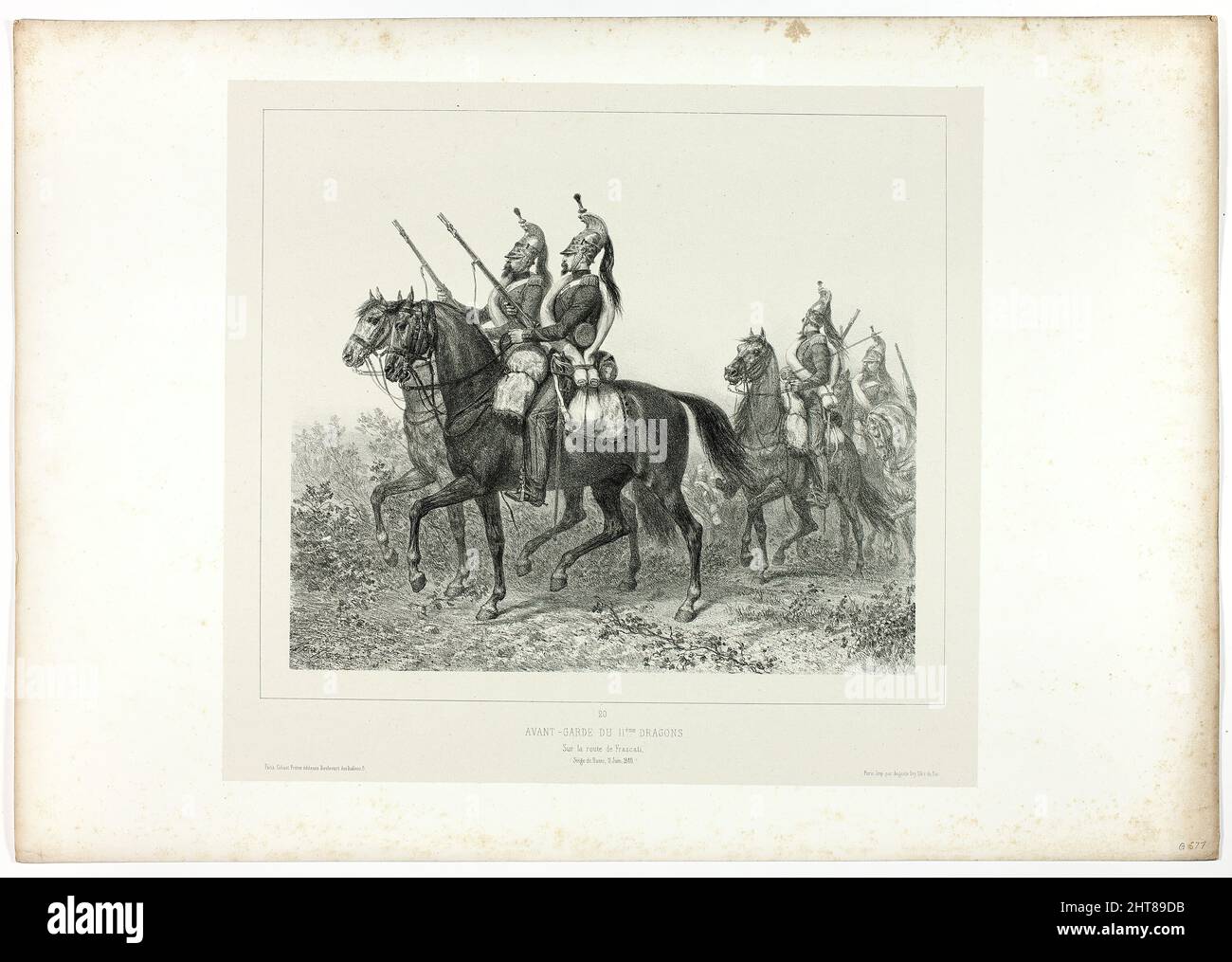 Group portrait dragoon regiment hi-res stock photography and images - Alamy