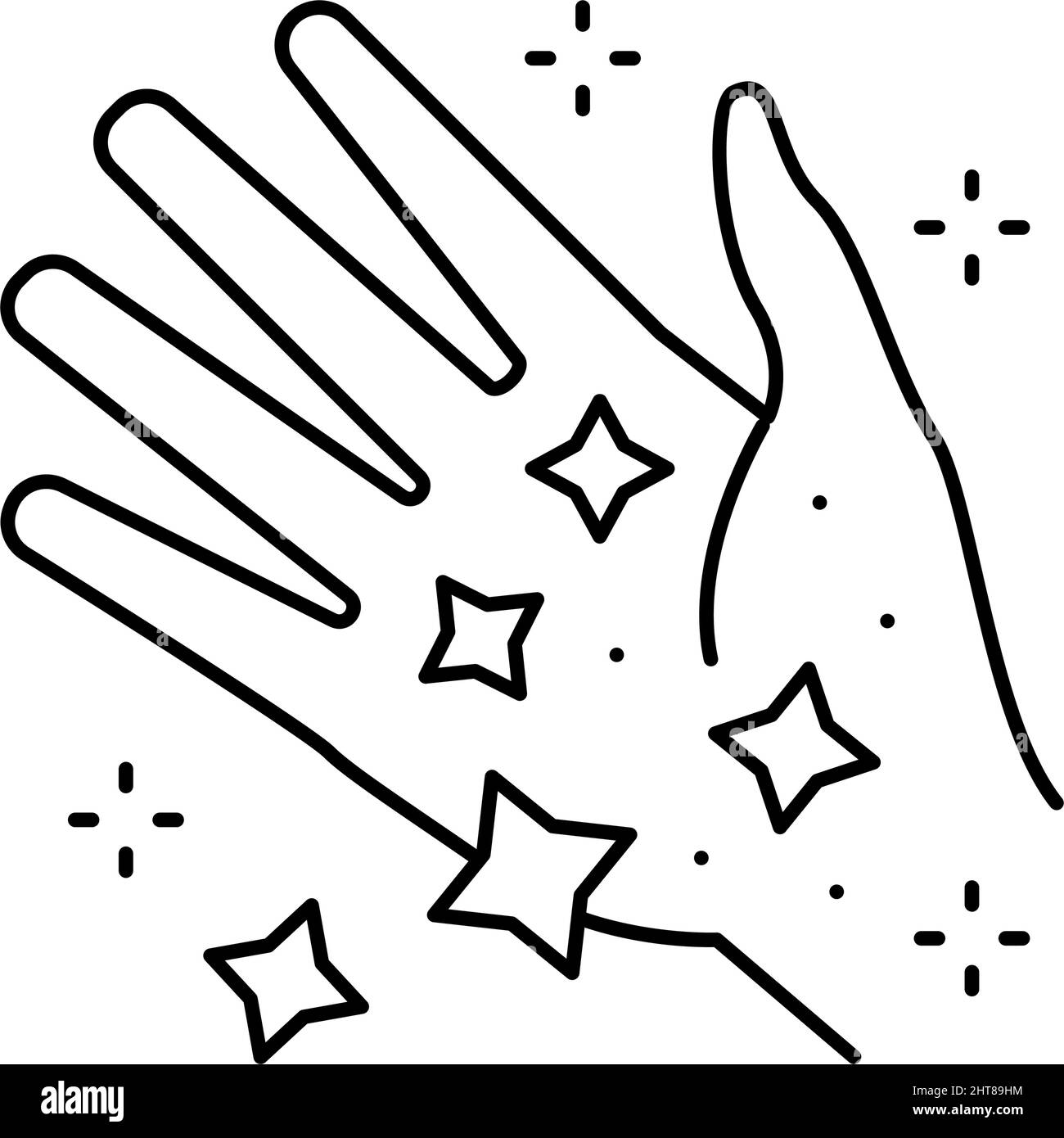 Stone plant boho line Cut Out Stock Images & Pictures - Alamy