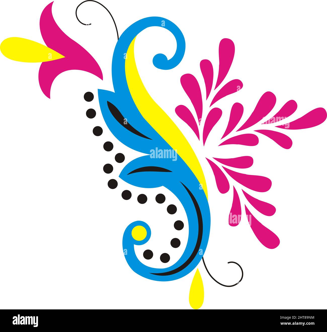 Beautiful illustration of a colorful pattern - perfect for wallpapers ...