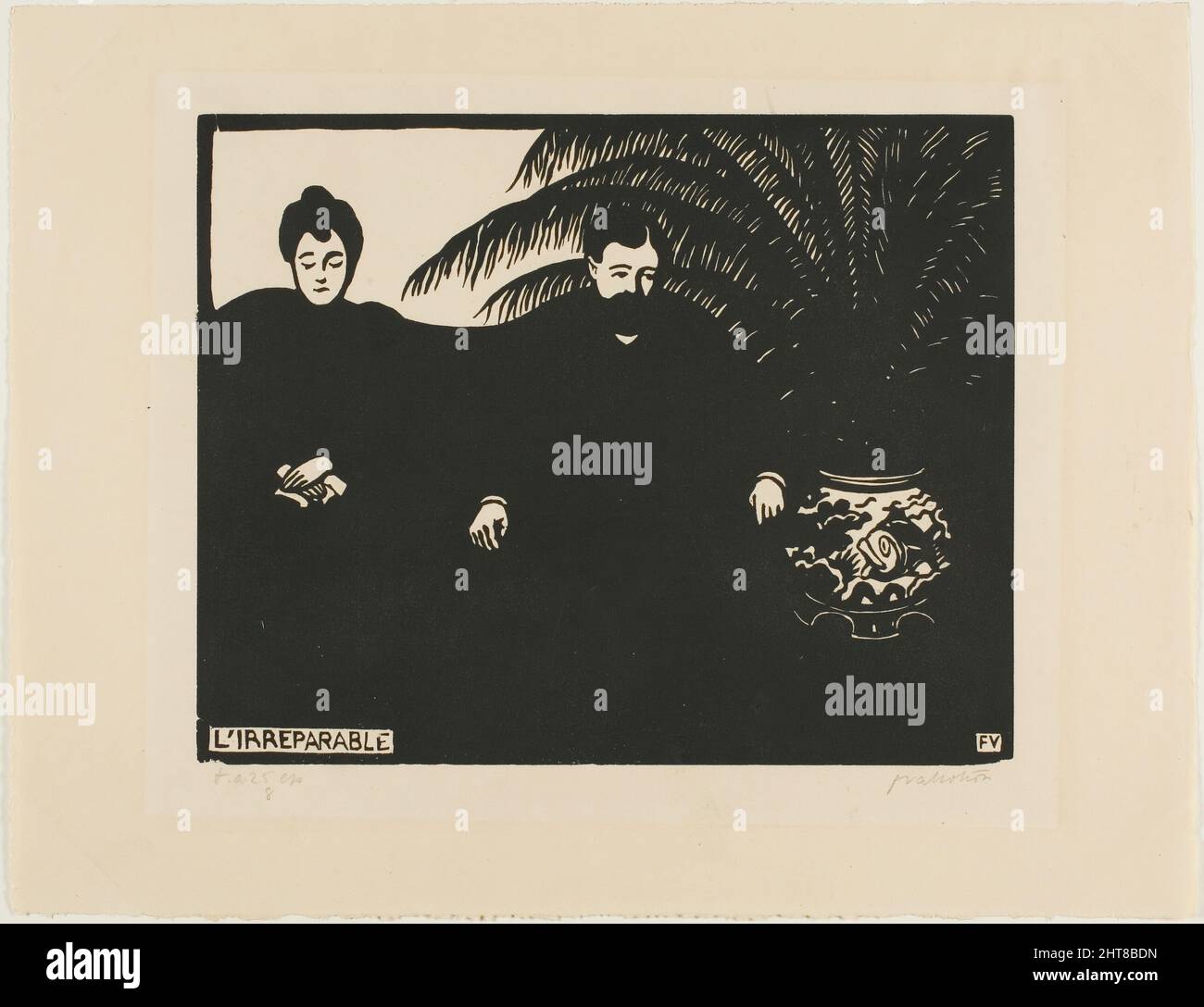 The Irreparable, plate ten from Intimacies, 1898 Stock Photo - Alamy