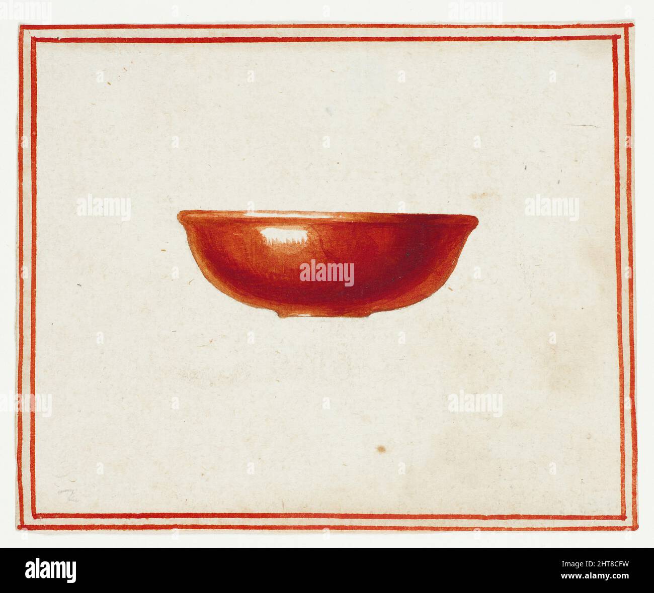 Red chalk with traces of black chalk on paper hi-res stock photography ...