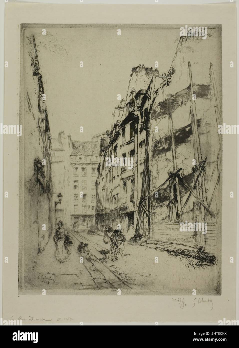 The Rue Domat, Paris, 1904 Stock Photo - Alamy