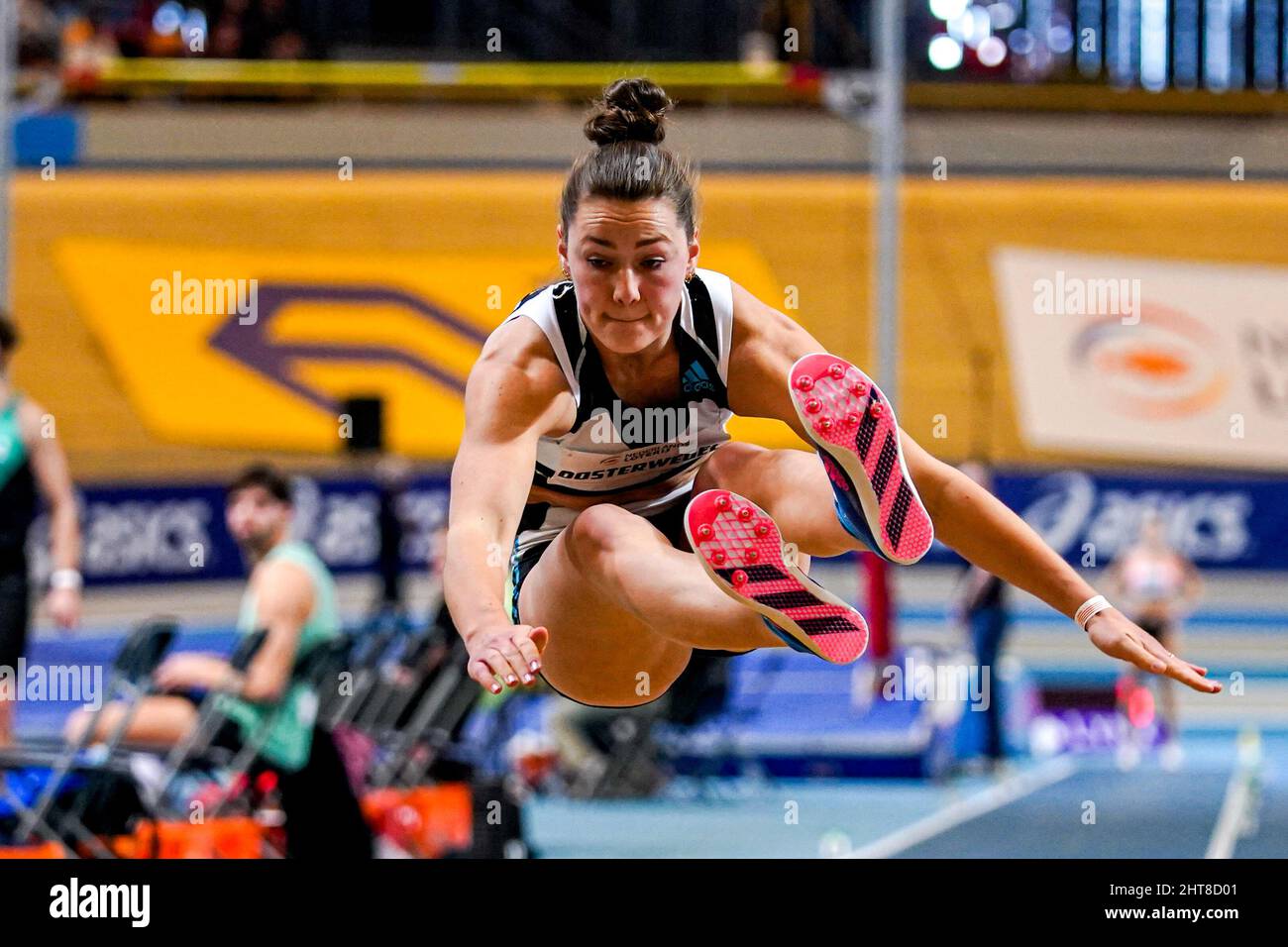 APELDOORN, NETHERLANDS - FEBRUARY 27: Emma Oosterwegel competing during ...
