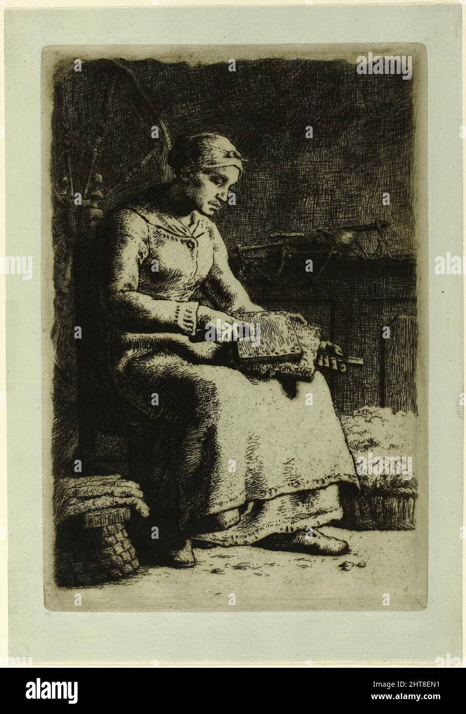 Carding machine wool hi-res stock photography and images - Alamy