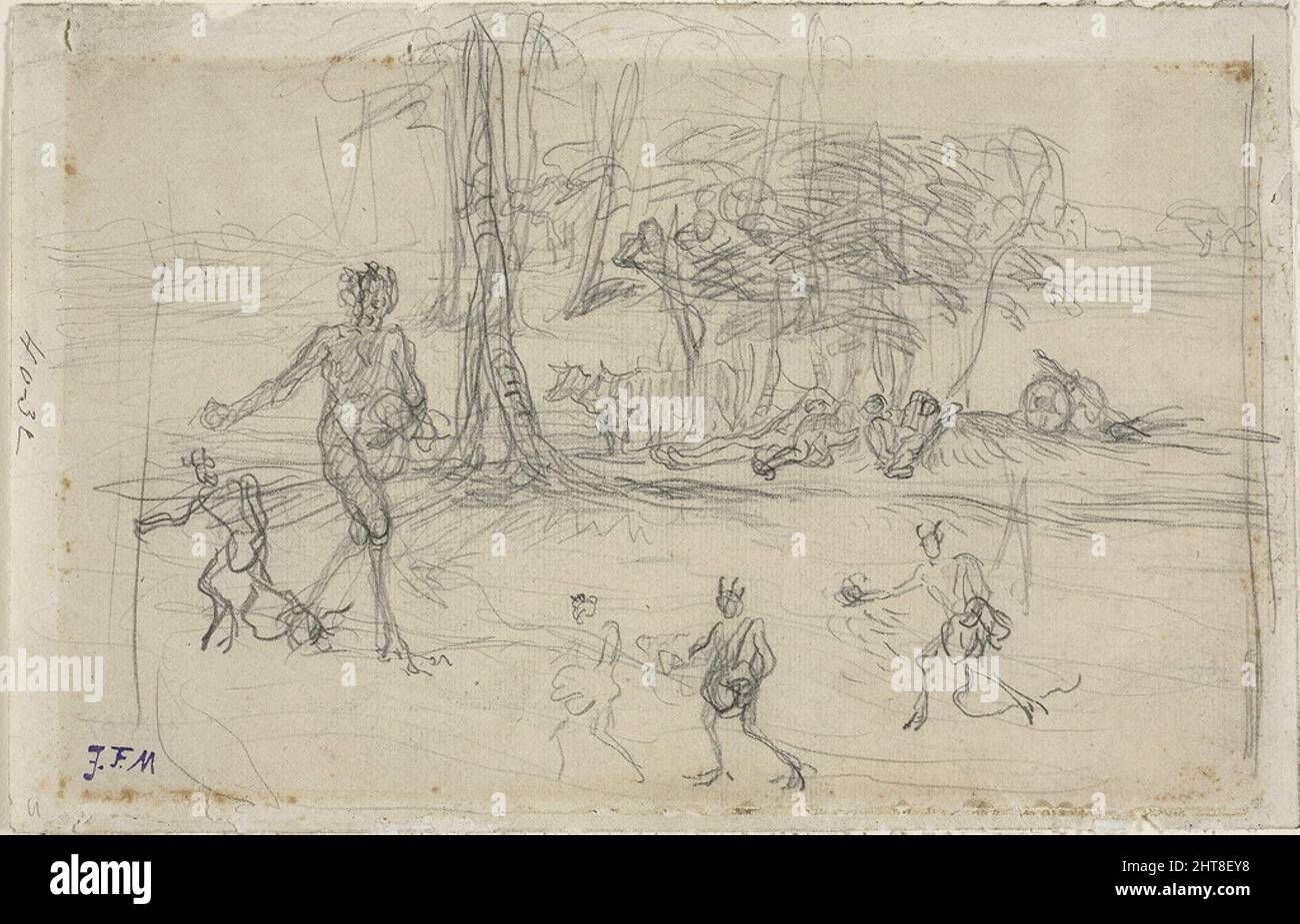 The Devil Sowing, 1848/52 Stock Photo - Alamy