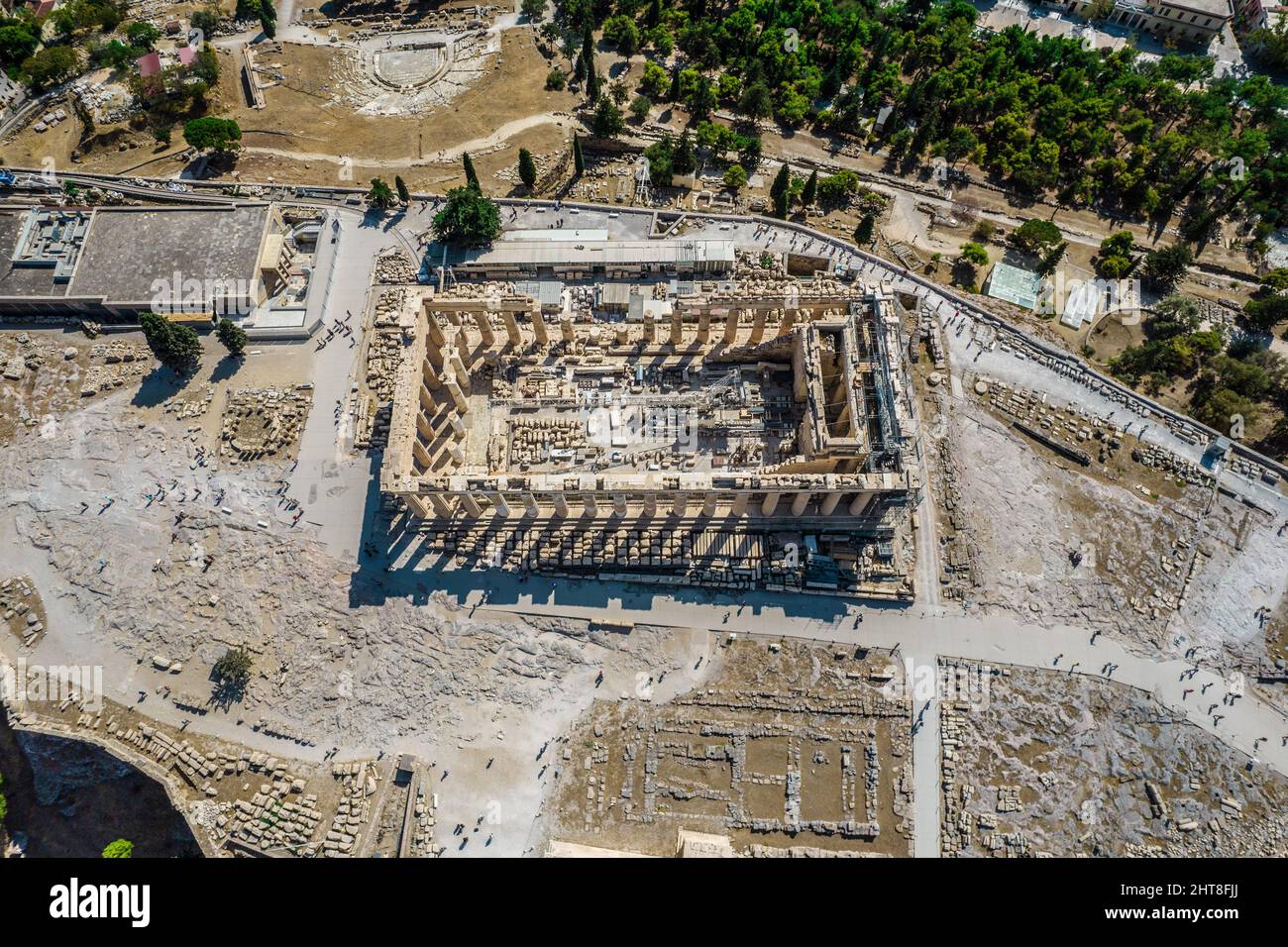 Aerial View Of Acropolis