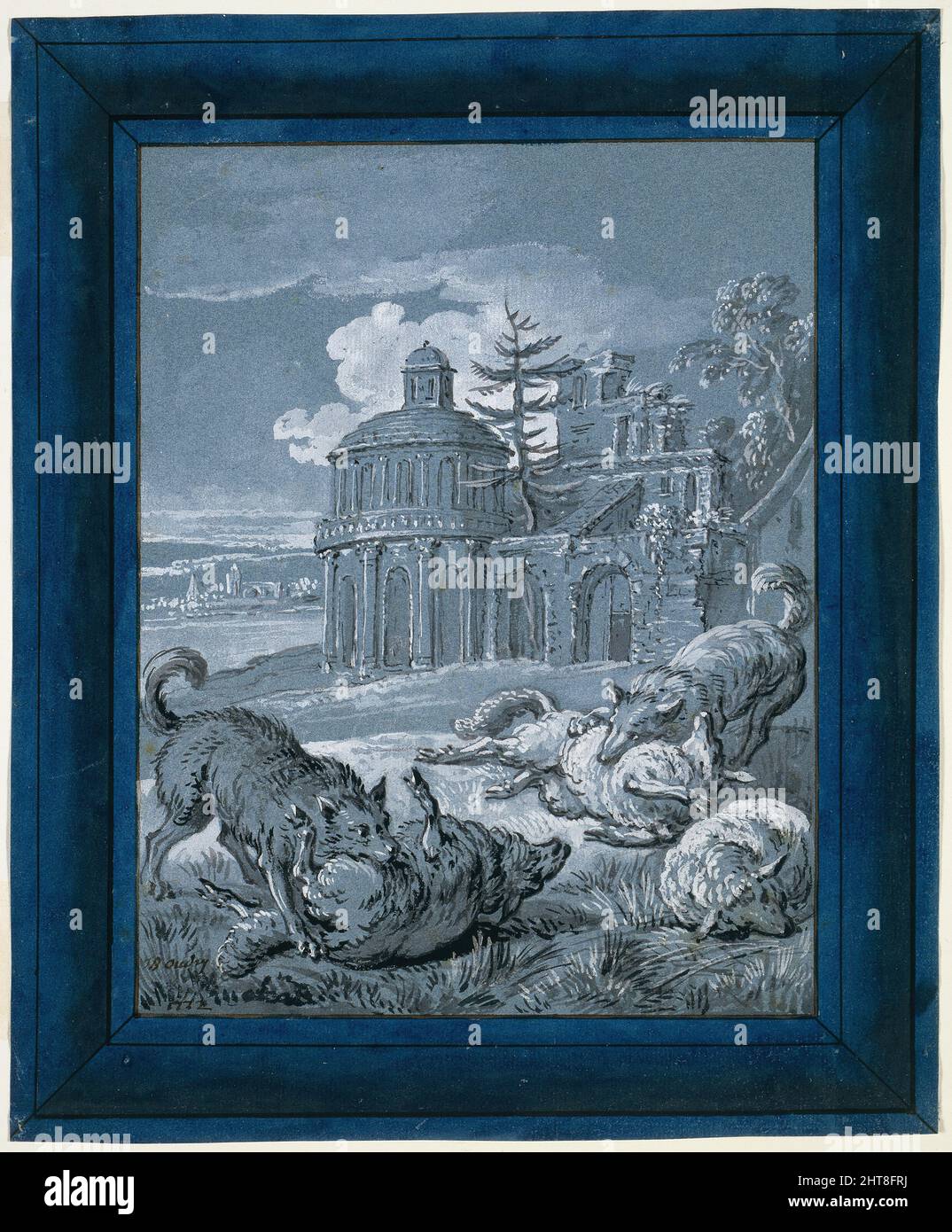 Wolf hunting sheep hi-res stock photography and images - Alamy