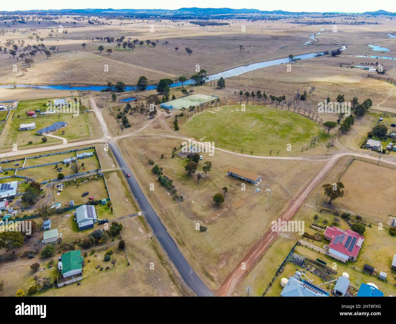 Aerial view of Deepwater, New South Wales Stock Photo - Alamy