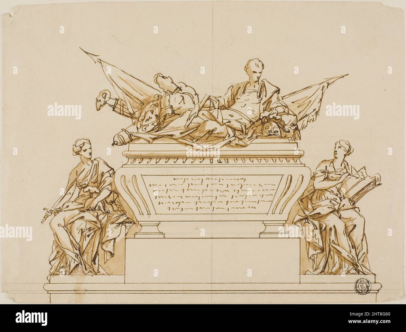 Unexecuted Design for the Monument to the First Duke of Marlborough, c ...
