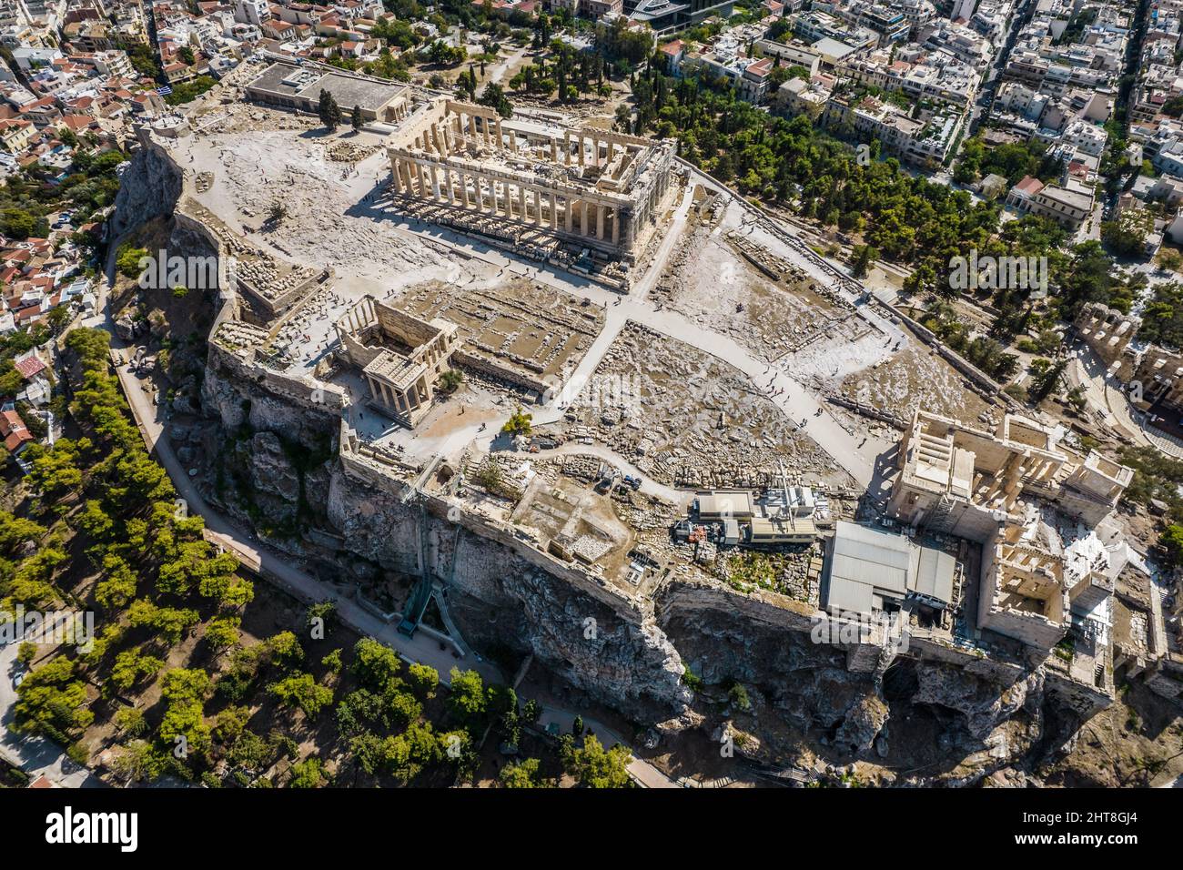 Aerial View Of Acropolis